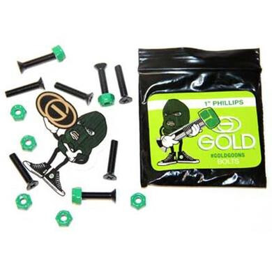 Gold Goons 1" Phillips Skateboard Hardware | Henrietta Skate - Sydney
