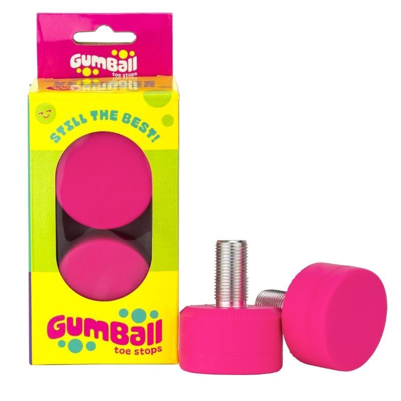 Gumball Toe Stops Cherry Flat Long 75a | Henrietta Skate