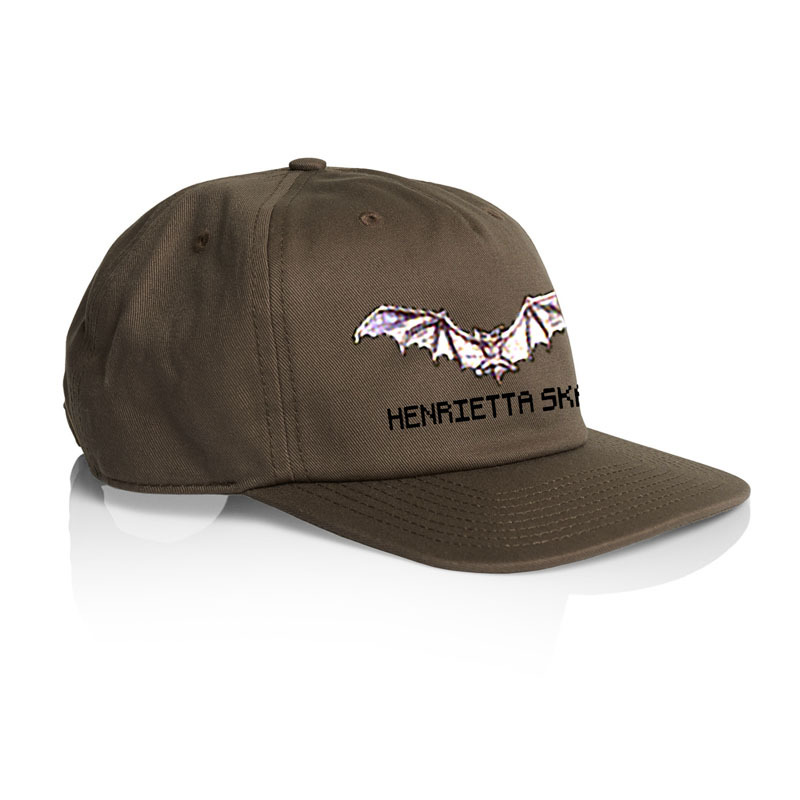 Henrietta Skate Bat Cap Brown | Henrietta Skate
