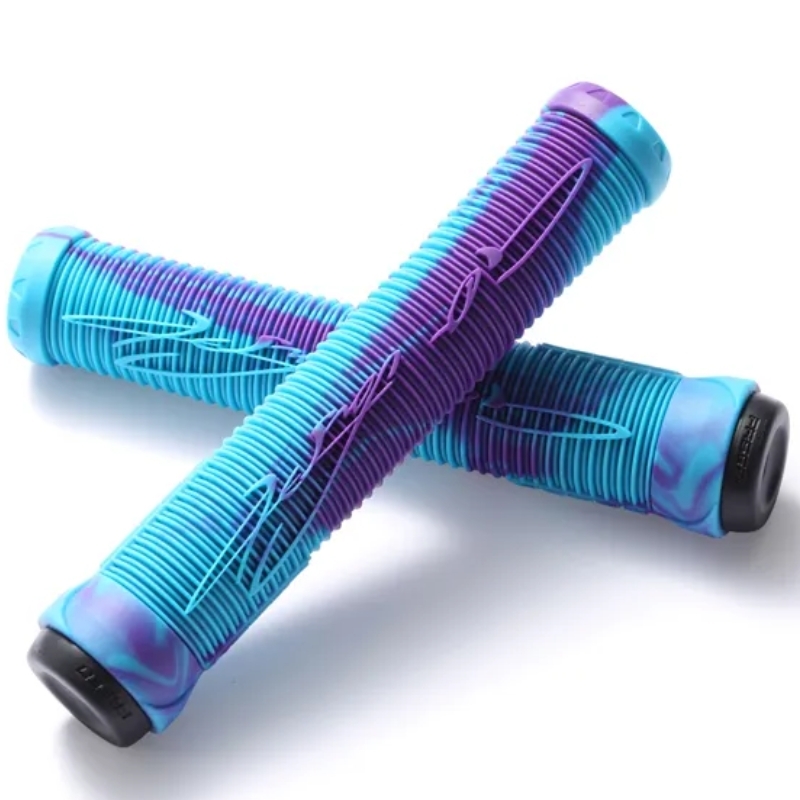 Fasen Scooter Hand Grips - Teal/Purple | Henrietta Skate