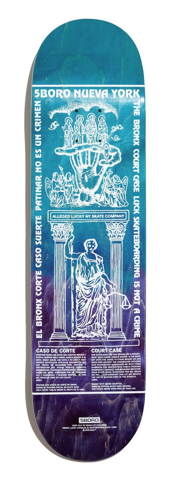 5 Boro NYC Bronx 8.5 Skateboard Deck | Henrietta Skate - Sydney.